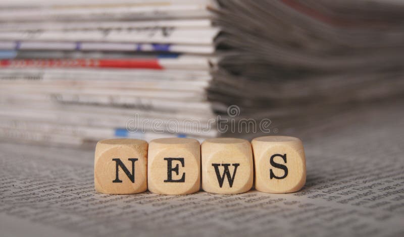 News and Newspapers Collage Stock Photo - Image of cups, reading: 17105012