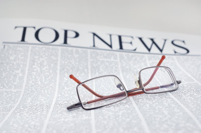 News stock image. Image of information, print, closeup - 5595381