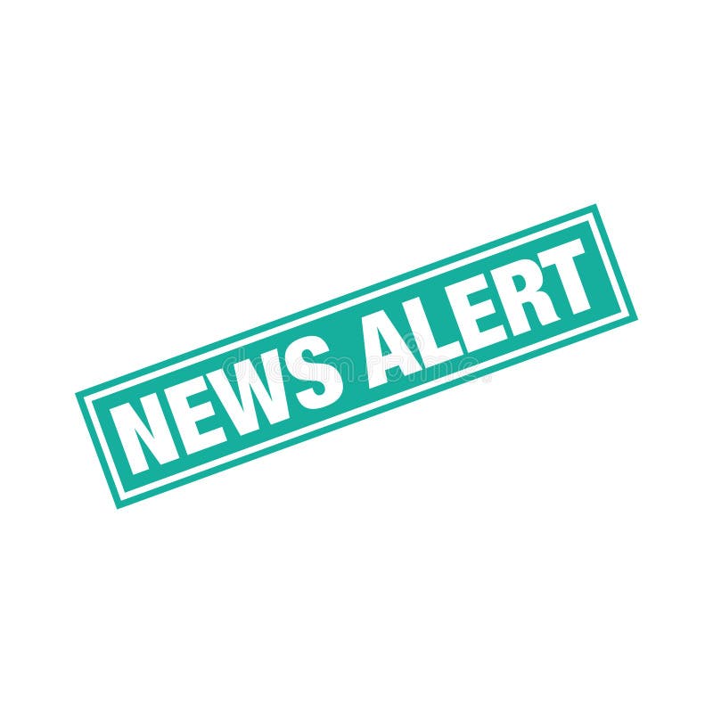 News Alert Rubber Stamp Vector Template Stock Vector - Illustration of ...