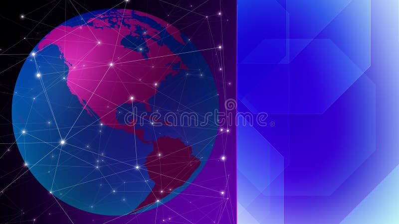 Presentation Backdrop with Smooth Layout Globe for News Background ...