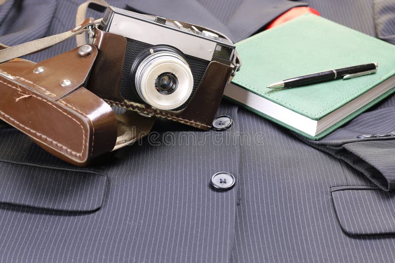 News camera journalism stock image. Image of editor, notebook - 89348007