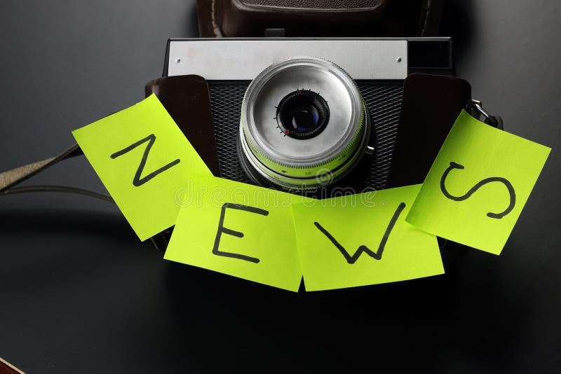 News camera journalism stock image. Image of desk, editor - 89348025