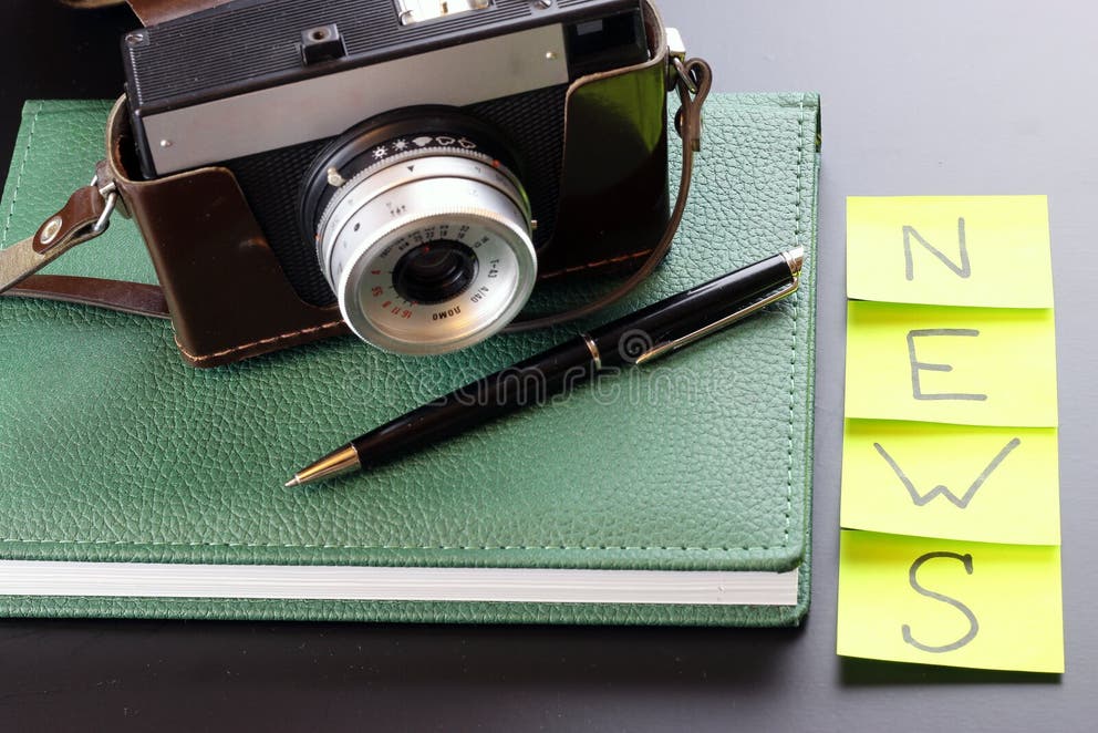News camera journalism stock image. Image of aged, metal - 89348063