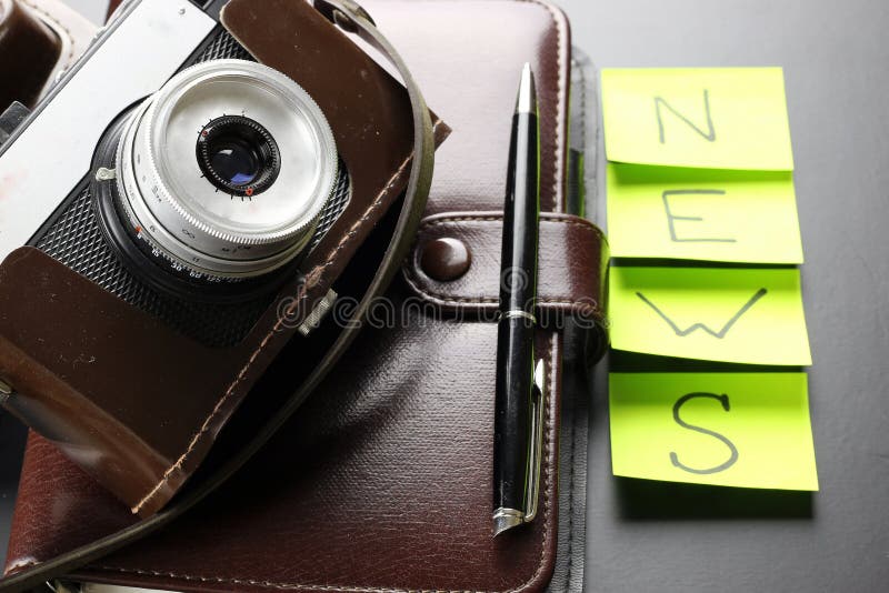 News camera journalism stock image. Image of photographer - 89348203