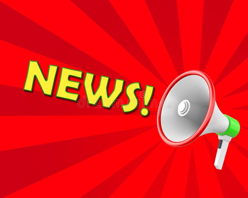 News stock illustration. Illustration of breaking, speech - 80476318