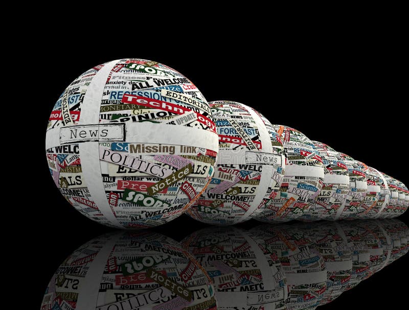 News globe series stock illustration. Illustration of isolated - 8921734