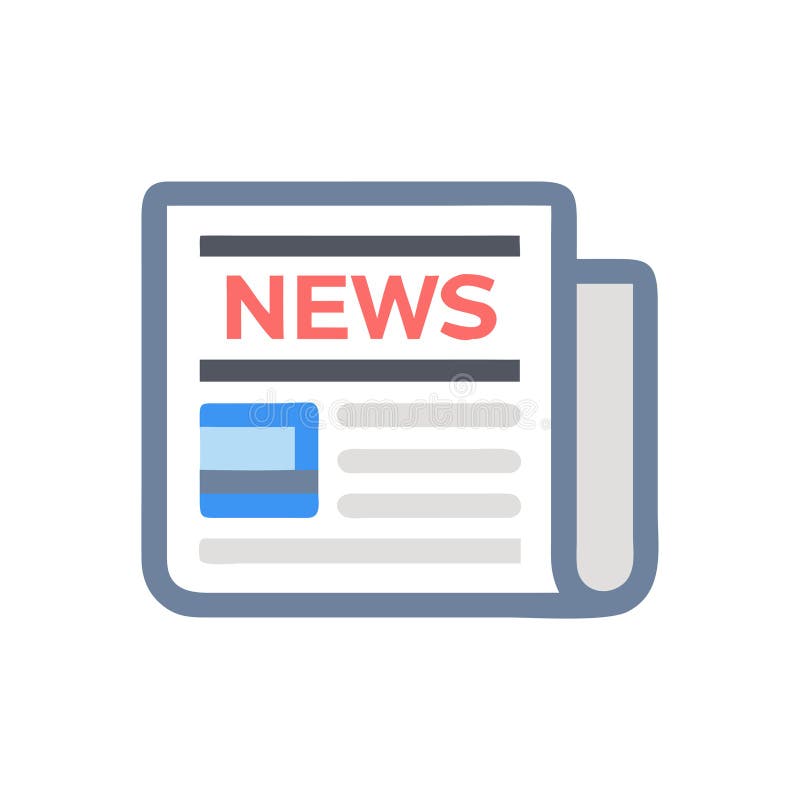 News Icon for Updates stock illustration. Illustration of manager ...