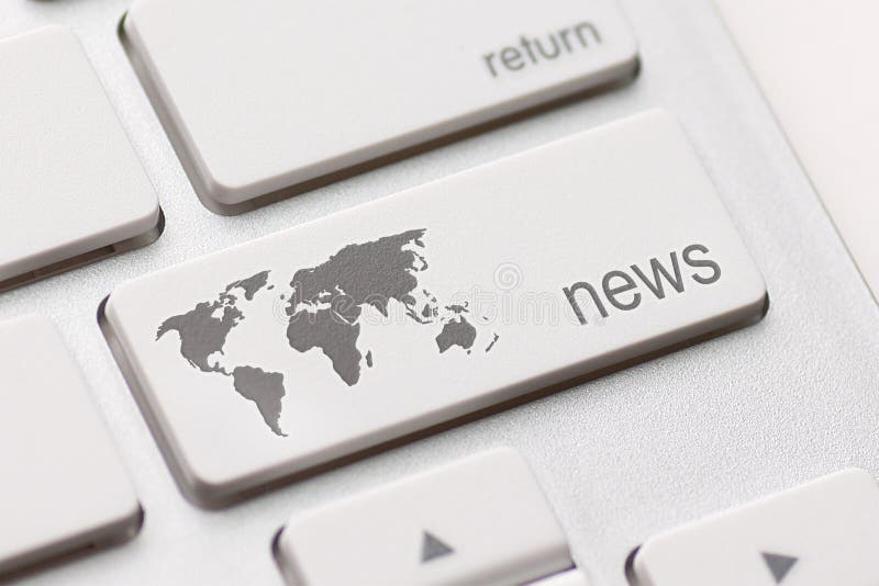 News key stock image. Image of information, light, social - 30873847