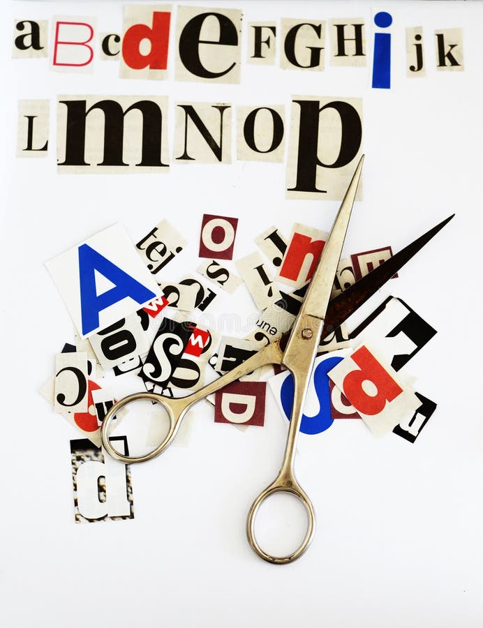 News letters alphabet stock photo. Image of messy, making - 42259424