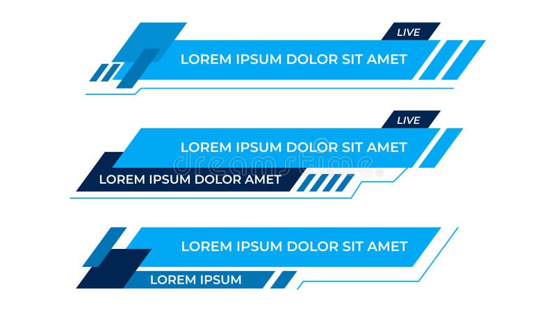 News Lower Thirds stock vector. Illustration of screen - 306726384