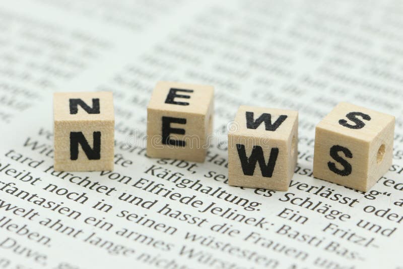 News stock image. Image of cubes, morning, media, advertise - 75166319
