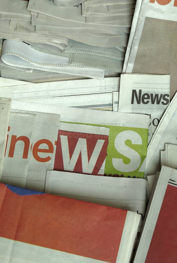 News on newspapers stock image. Image of color, pile - 97199833