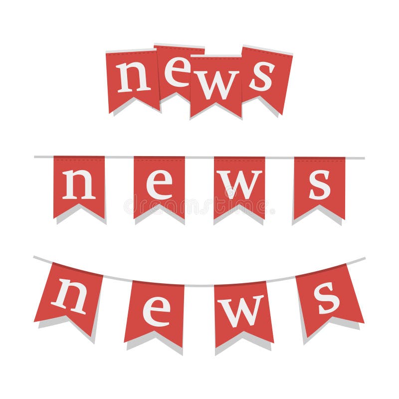 News Posters. Set Symbol News Sign. Vector Illustration Stock Vector ...