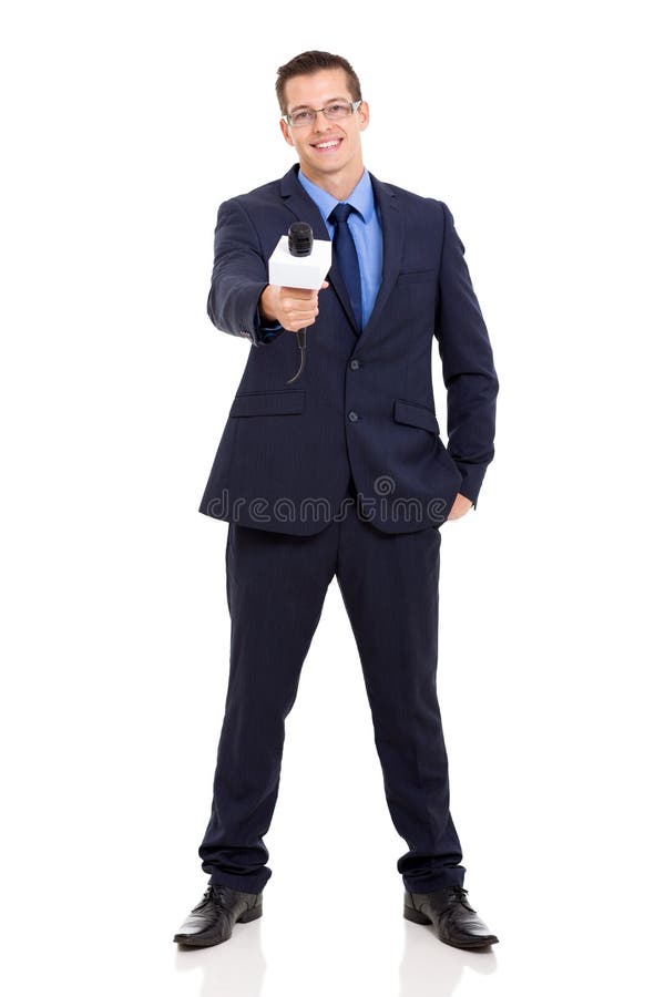 News reporter interviewing stock photo. Image of adult - 34935070