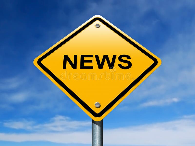 News road sign. stock image. Image of background, object - 48517261