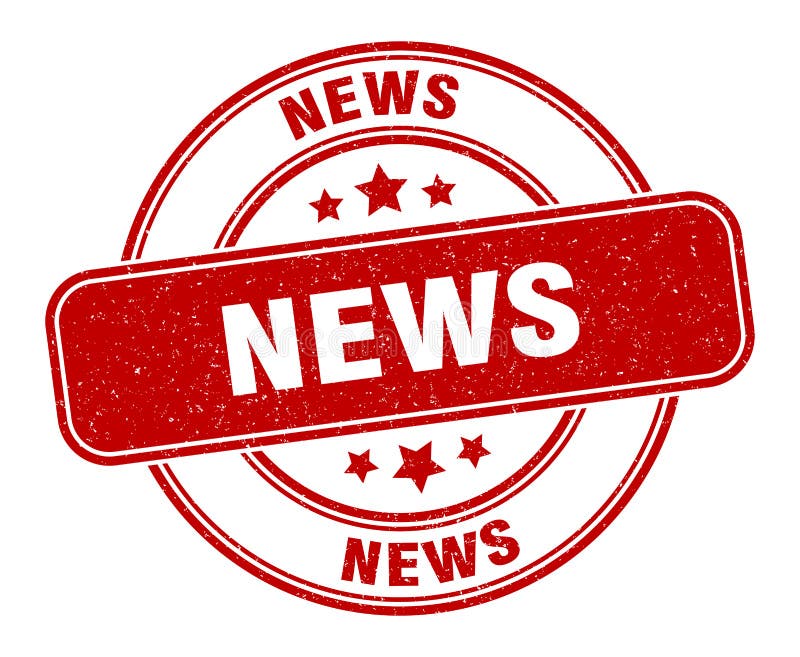 News Stamp. News Round Grunge Sign Stock Vector - Illustration of ...