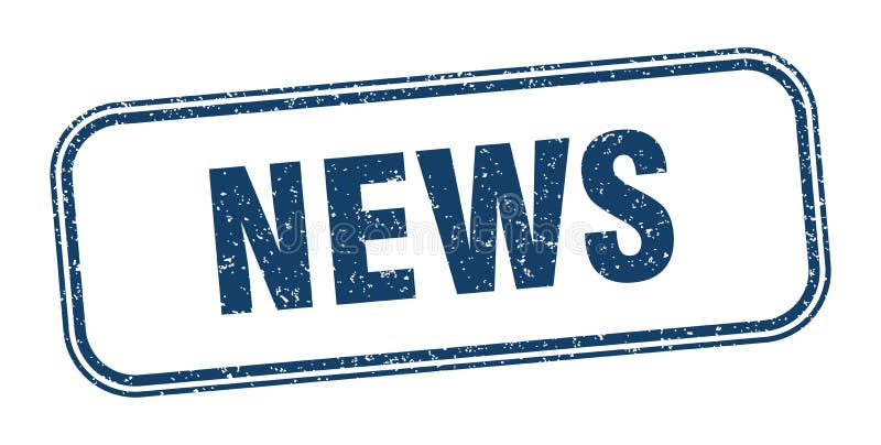 News Stamp. News Square Grunge Sign Stock Vector - Illustration of news ...