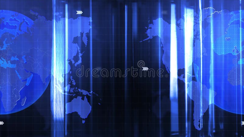 News Studio Background Loop Stock Video - Video of earth, graphic ...