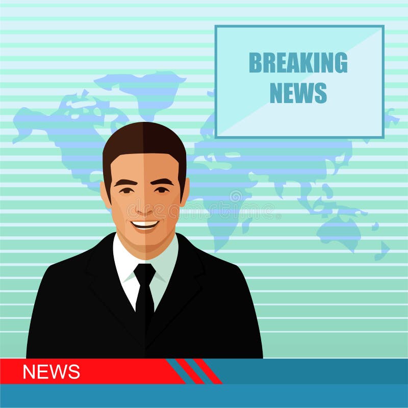 News Studio Desk Stock Illustrations – 1,820 News Studio Desk Stock ...