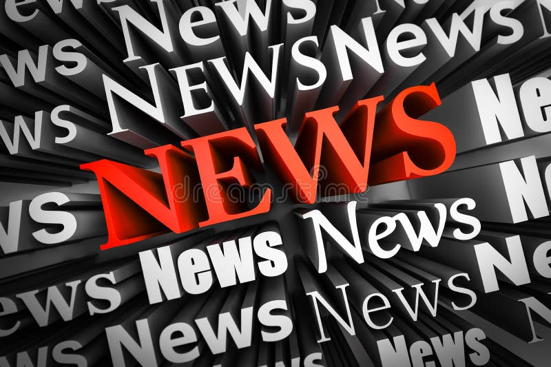 News text stock illustration. Illustration of rendering - 25506681