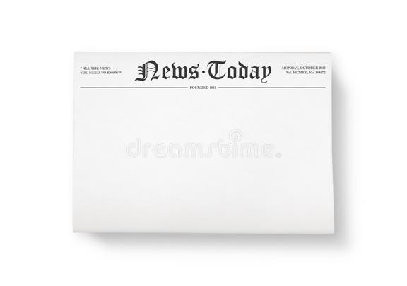 Blank News Paper Headline Stock Illustrations – 1,389 Blank News Paper ...