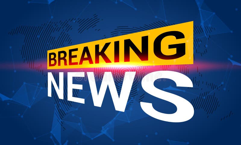 News Tv, Breaking News, Broadcast Channel Headline Stock Vector ...