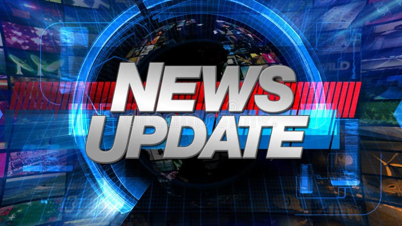 News Update - Broadcast Graphics Title Stock Video - Video of update ...