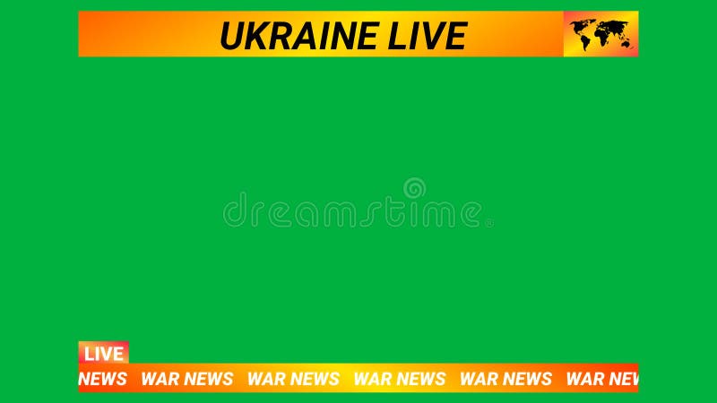 News Update, Live News and Broadcasting Concept Green Screen Stock ...