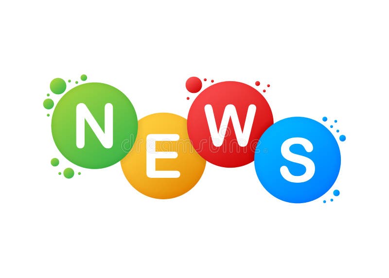 News. Word Vector Banner. Vector Stock Illustration Stock Vector ...
