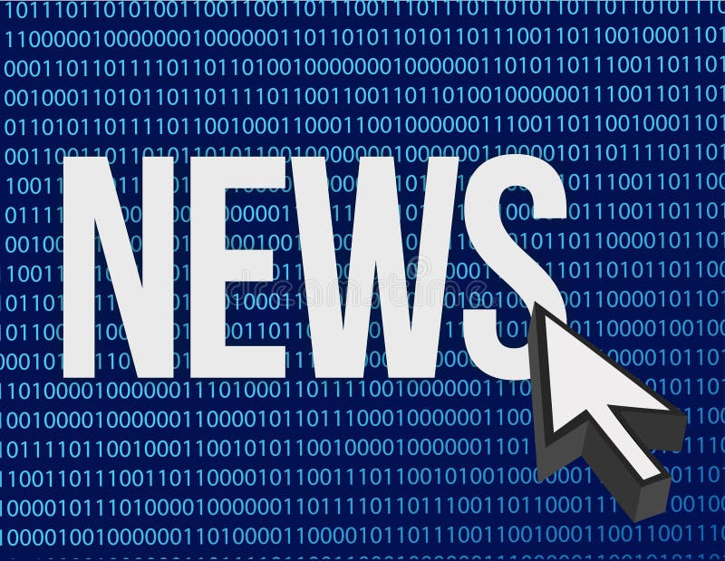 Hot Off the Press Written Message Illustration Stock Illustration ...