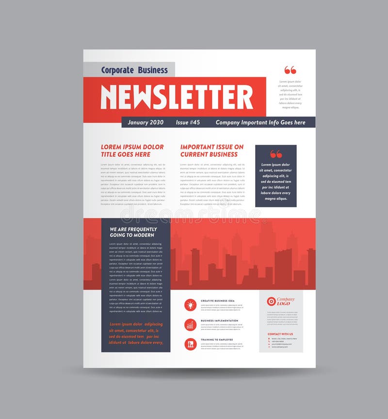 Business Newsletter Cover Design | Journal Design | Monthly Or Annual ...