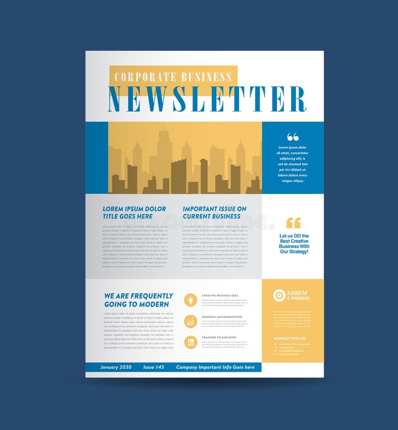 Business Newsletter Cover Design | Journal Design | Monthly or Annual ...