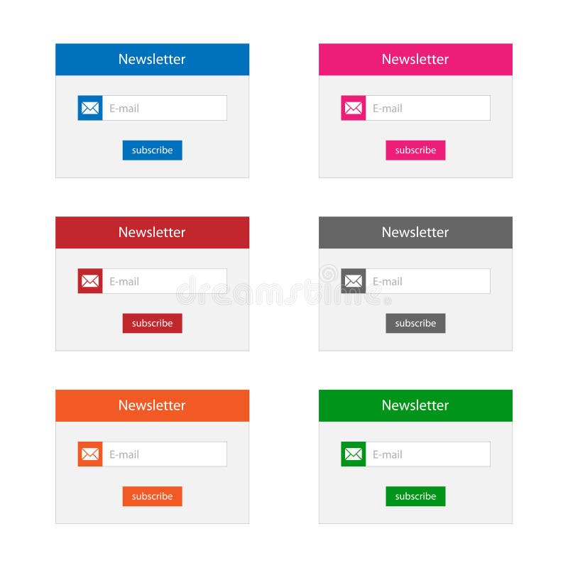 Web form with flat design stock vector. Illustration of blue - 33932398