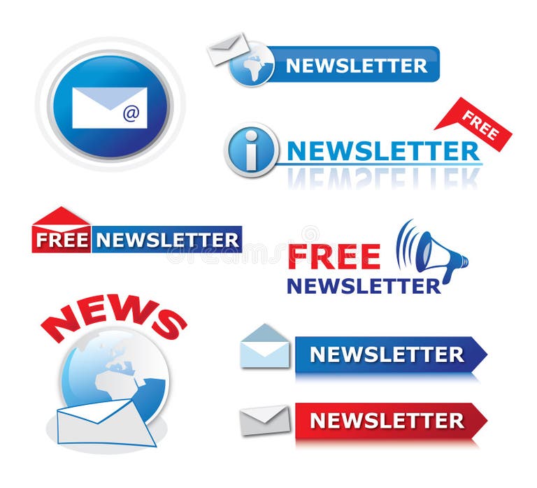 Newsletter Symbols Stock Illustrations – 2,952 Newsletter Symbols Stock ...