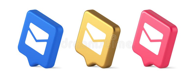 Newsletter Inbox Chat Message Button Remotely Communication Digital ...