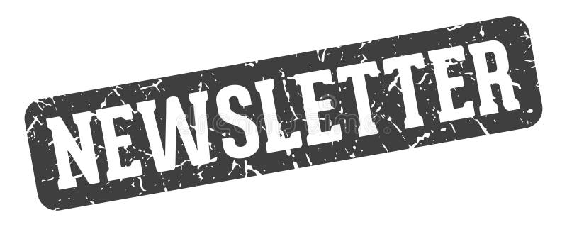 Newsletter Rectangular Sign. Newsletter Stamp Stock Vector ...