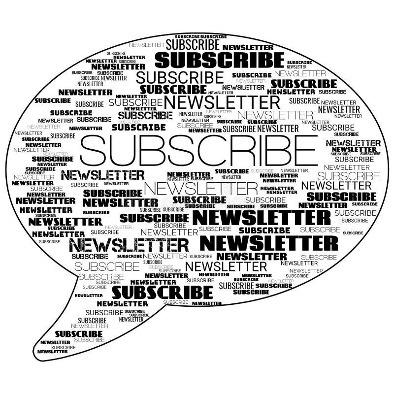 Newsletter Subscribe Form For Web And Mobile. Stock Vector ...