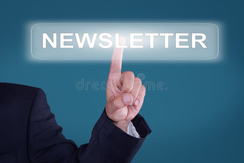 Touchscreen newsletter stock image. Image of hologram - 40554603