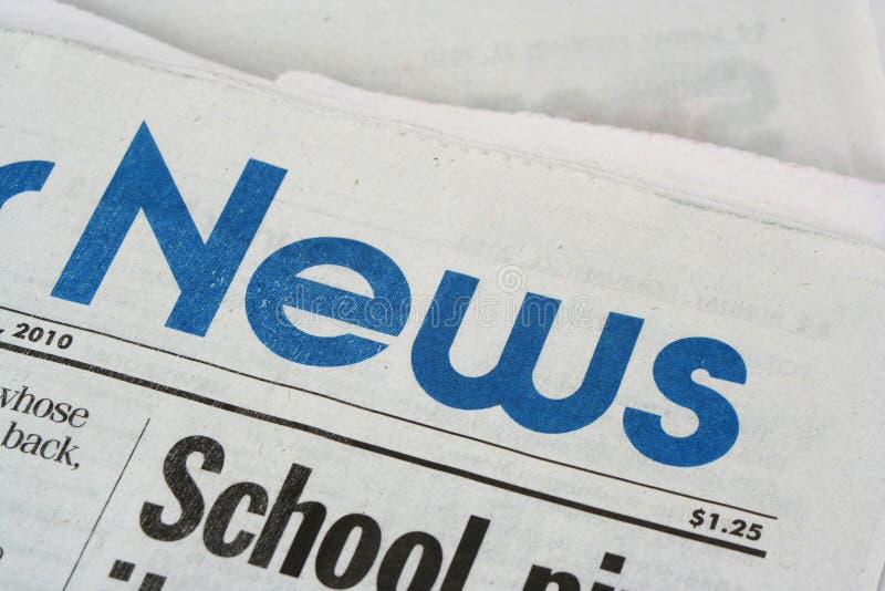 School News stock image. Image of media, isolated, information - 25423287