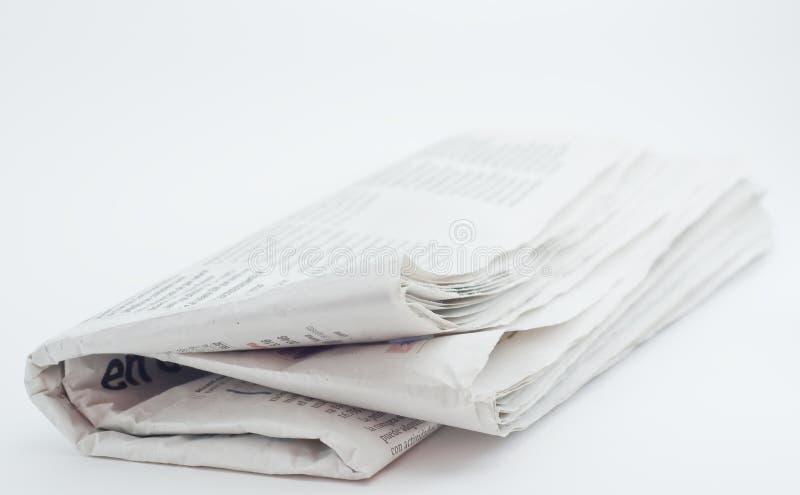 Newspaper stock photo. Image of fold, letter, informed - 6282140