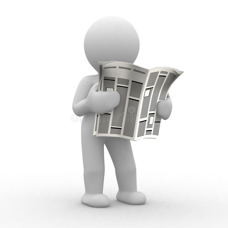 Newspaper stock illustration. Illustration of article - 6906305