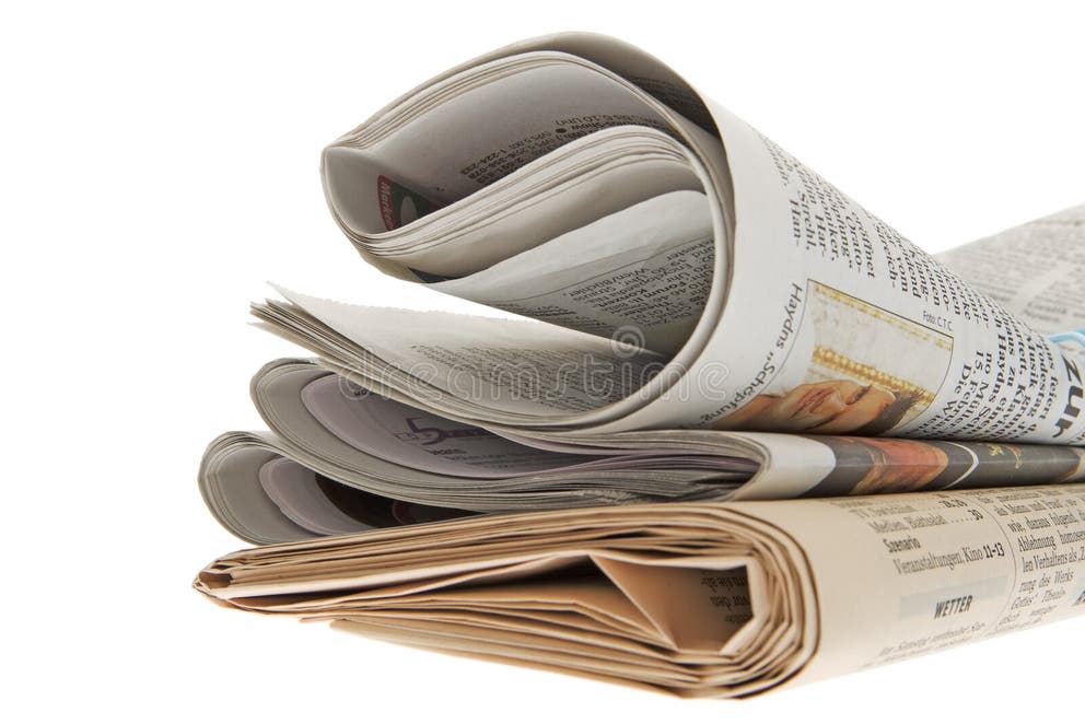 Newspaper stock photo. Image of informing, paper, current - 7580070