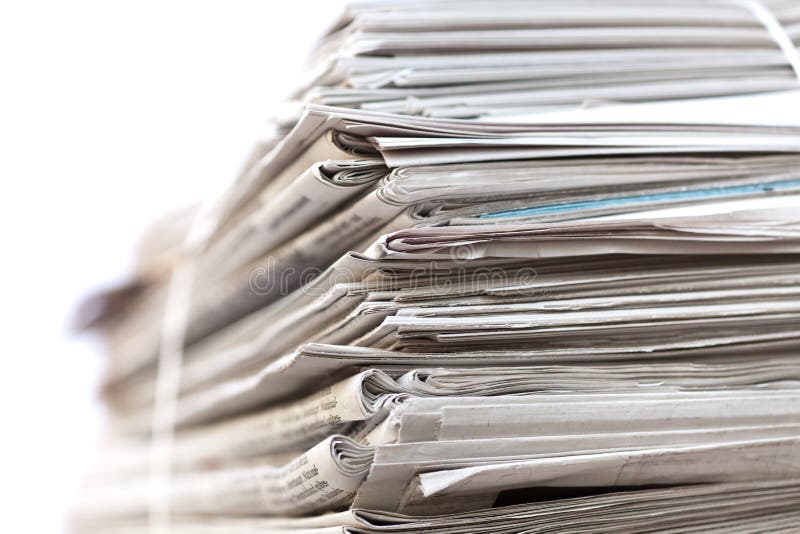 Newspaper stock photo. Image of magazine, papers, objects - 9437636
