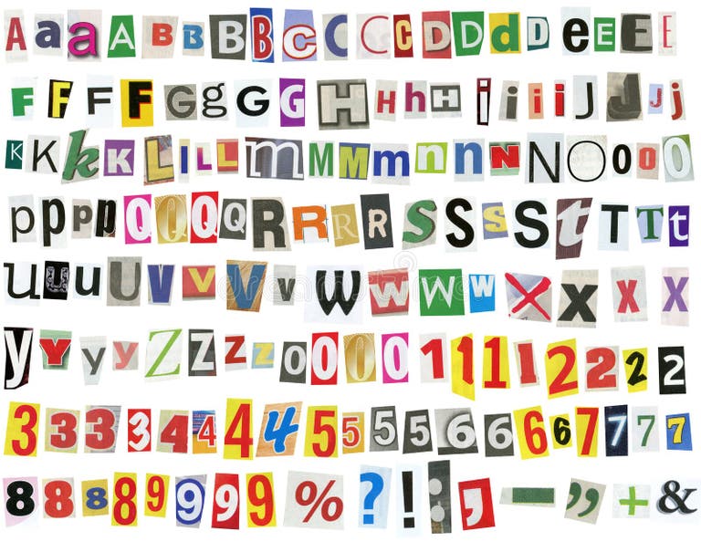 251 Newspaper Lettering Style Stock Photos - Free & Royalty-Free Stock ...