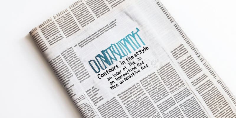 Folded Newspaper Overlay Stock Illustrations – 21 Folded Newspaper ...