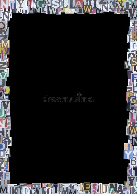 Newspaper border stock photo. Image of margin, borders - 617460