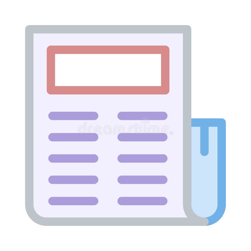 Newspaper Color Stock Illustrations – 10,080 Newspaper Color Stock ...