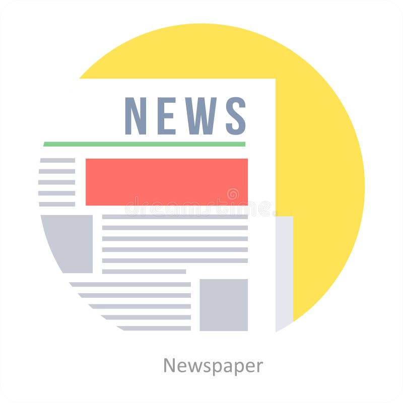 Newspaper stock vector. Illustration of news, newspaper - 264951137