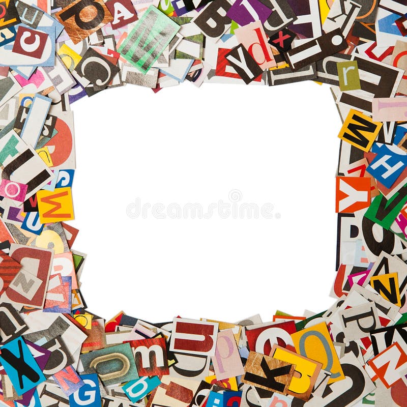 Newspaper Frame 1:1 stock image. Image of paper, frames - 14984809