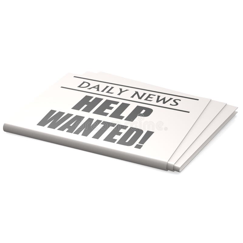 Help Wanted Newspaper Clipart